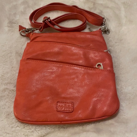 Colab | Bags | Colabs Orange Crossbody Multi Zipper Bag | Poshmark
